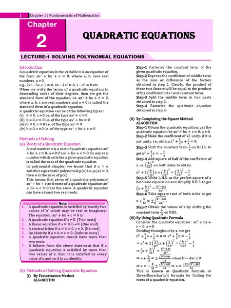 Ilovepdf Merged Merged Pdf Quadratic Equation Factorization