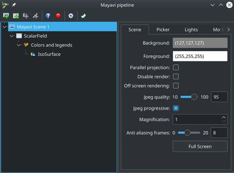 Interactive Action Menu On Plotting Window · Issue 10 · Pyvista