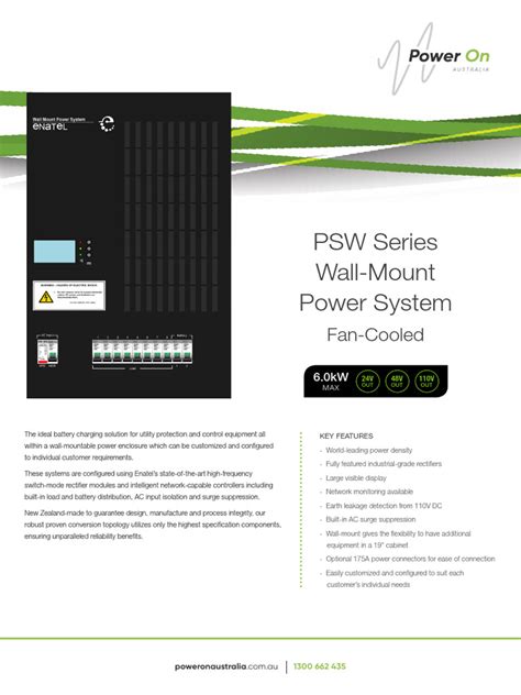 Enatel Modular Wall Mounts Psw Range Product Brochure Pdf Direct Current Mains Electricity