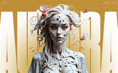 Aurora Nft Collection Web Design Behance