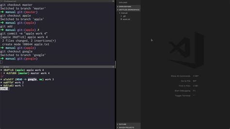 Git3 Cli Branch And Conflict 3 2 브랜치기본사용법 Youtube