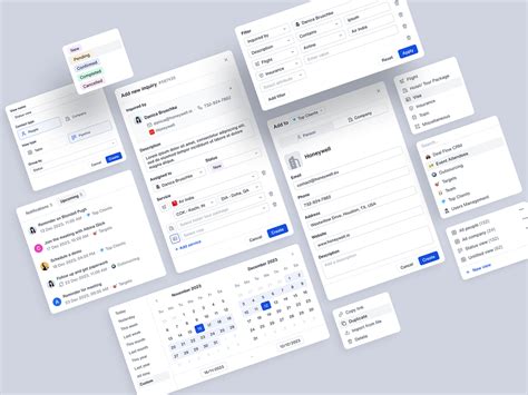 Crm Ui Design Designs Themes Templates And Downloadable Graphic Elements On Dribbble