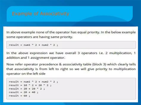 Type Conversion Precedence And Associativity PPTX Programming Languages Computing