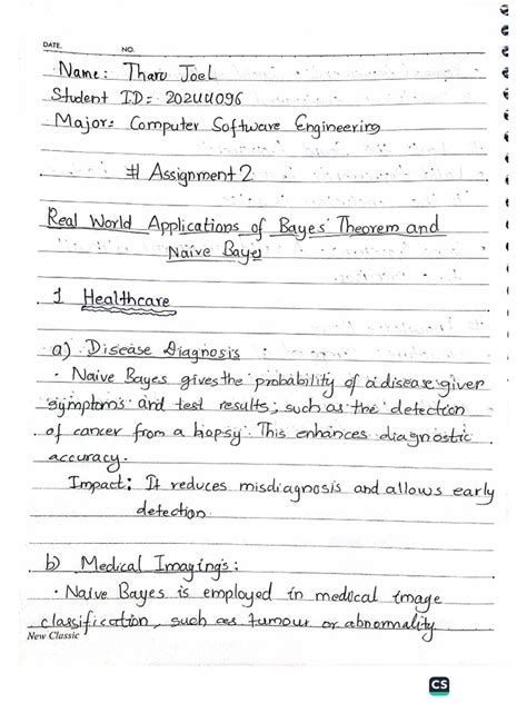 Ai Assignment 2 Naive Bayes Pdf