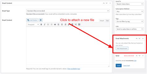 How To Attach Files To Your Email Campaigns Noptin