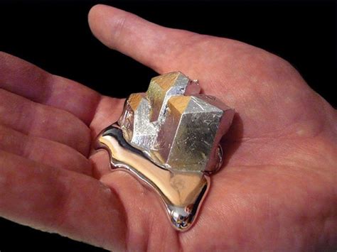 Gallium Metal That Melts In Your Hands Geology In
