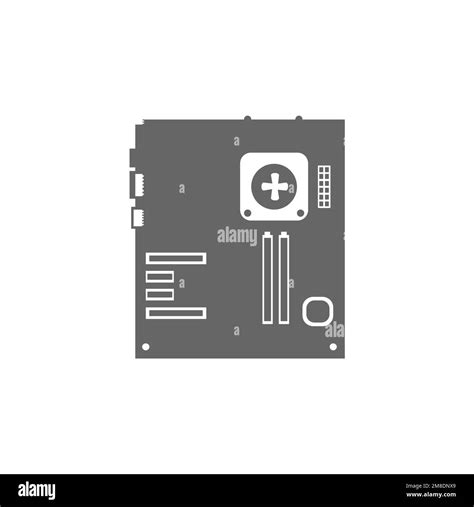 Computer Mainframe Chassis Icon Common Graphics Resources Vector Illustrations Stock Vector