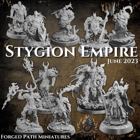 3d Printable Stygion Empire By Forged Path Miniatures