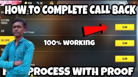 Callback Event Free Fire Tamil Youtube