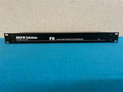 Midi Solutions F8 Input Midi Footswitch Controller Canada Reverb