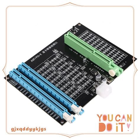 Agp Pci E X16 Dual Purpose Socket Tester Display Image Video Card Checker Tester Graphics Card