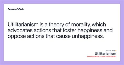 Utilitarianism Symbol