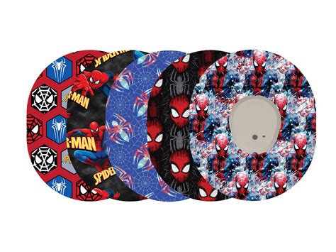 Glucomart Premium Dexcom G7 Patches And Dexcom G7 Stickers Spider Hero Dexcom Patch 5 Pack