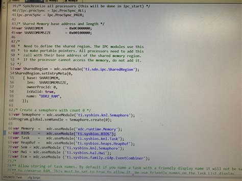 tms320c6678 combining ndk helloworld and ipc processors forum