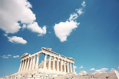 파르테논 신전의 아크로폴리스 그리스 신전 아테네 배경 일러스트 및 사진 무료 다운로드 Pngtree