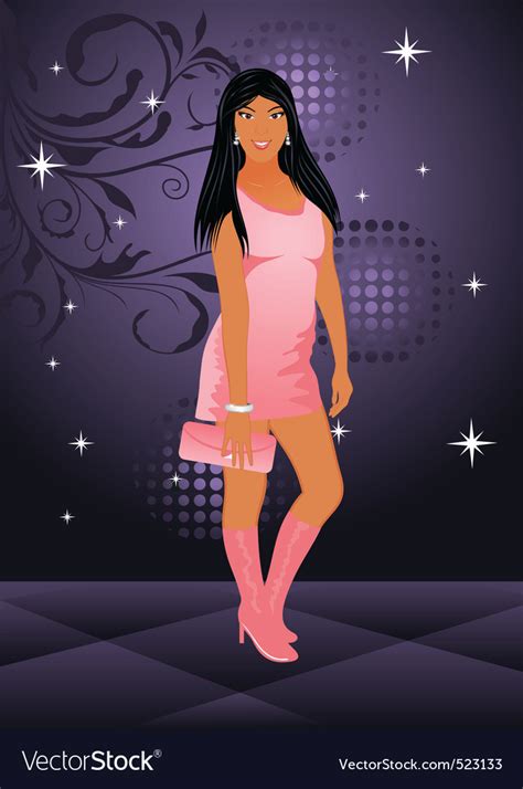Sexy Girl Royalty Free Vector Image Vectorstock