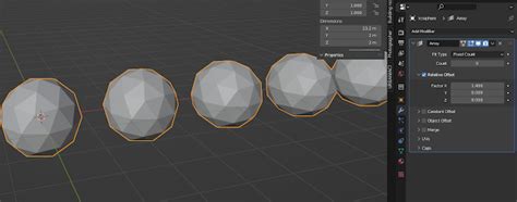 Blender How To Apply Array Modifiers To Grids And Clone Along Circles And Curves Blenderloop