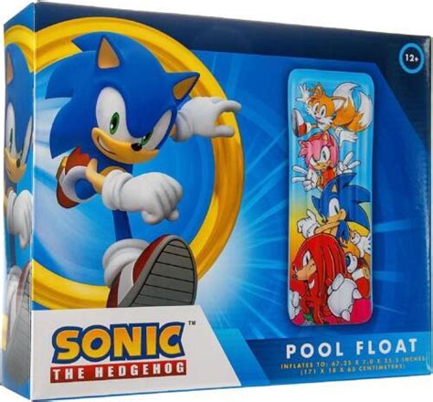 Sonic The Hedgehog Inflatable Pool Float 67 Licensed Game Character Mighty Mojo 4653124250