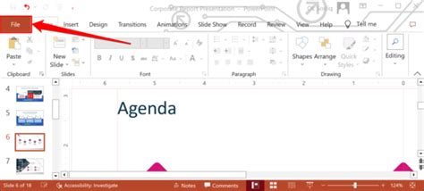 how to display a black or white slide in powerpoint