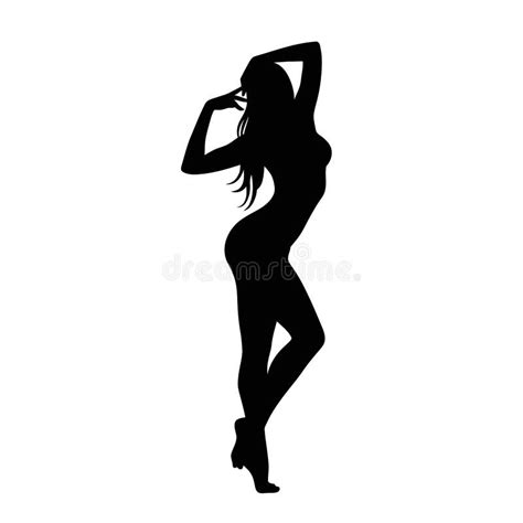 Exotic Dancer Silhouette Stock Vector Illustration Of Graceful 375316063