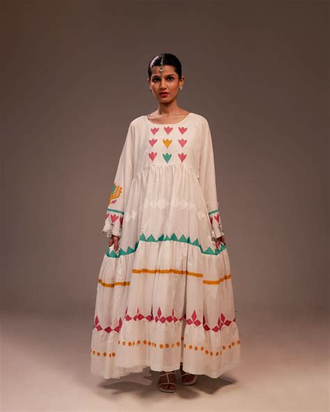 Tiered Maxi Dresses Rangdasti