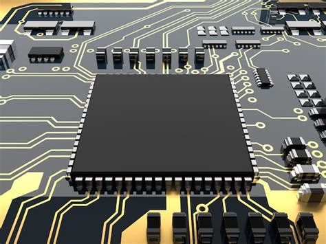 Premium Photo Cpu With Circuit Board