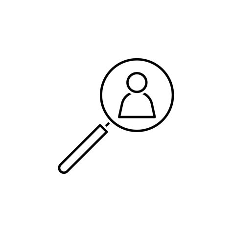 Magnifying Glass Vector Icon Illustration 23199984 Vector Art At Vecteezy