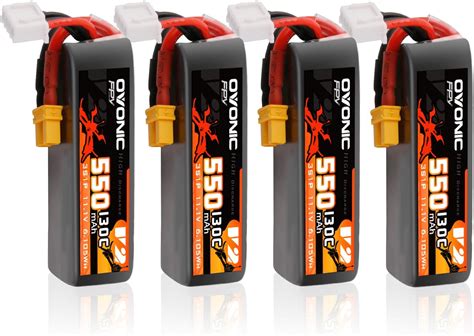 Ovonic 3s Batería Lipo De 550 Mah 11 1 V 130 C Con Enchufe Xt30 Para