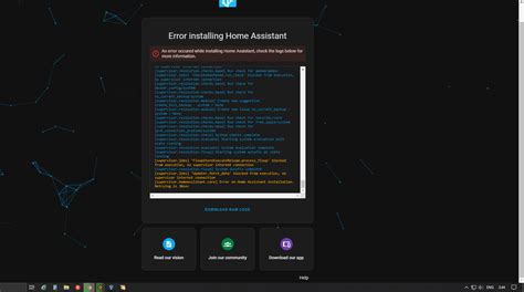 The First Launch Of Home Assistant Does Not Install Installation Home Assistant Community