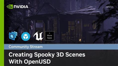 matthias willecke on linkedin creating spooky 3d scenes with openusd