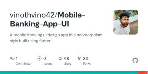 GitHub Vinothvino Mobile Banking App UI A Mobile Banking Ui Design App In A Neomorphism