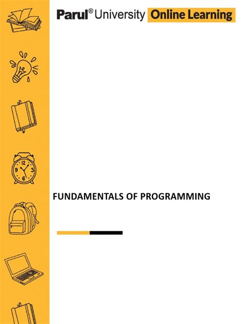 Fundamentals Of Programming Pdf Variable Computer Science C