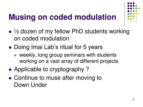 PPT Coded Modulation And The Arrival Of Signcryption PowerPoint Presentation ID