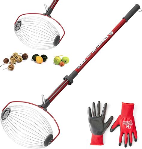 Garden Weasel Nut Gatherer Large Cage Pick Up Walnuts