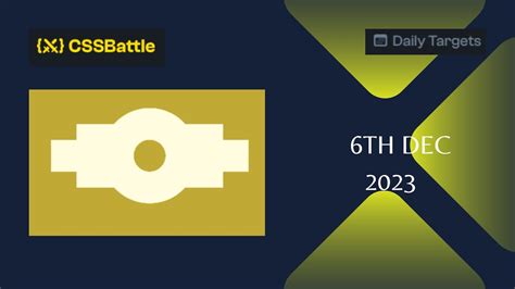 css battle daily target 6th december 2023 youtube