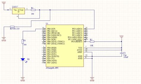 Atmega8 I Kty 81210 Pomiar Temperatury Kty 81210