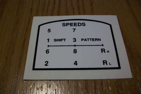 Shift Pattern Decals The Decal Store