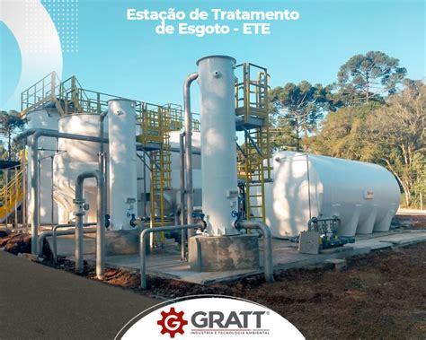 Gratt Ete Estação De Tratamento De Esgoto Vertical Em Prfv
