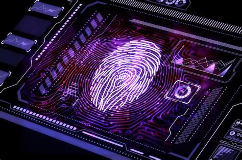 Premium Ai Image Fingerprint Scan Provides Security Access With Biometrics Identification