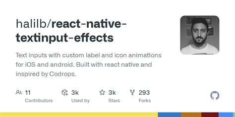 github halilb react native textinput effects text inputs with custom