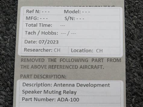 Ada 100 Antenna Development Muting Relay Speaker
