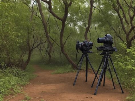 Premium Ai Image Dslr On Jangal Beautiful Background