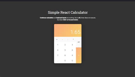 12 Fantastic React Calculator Examples OnAirCode