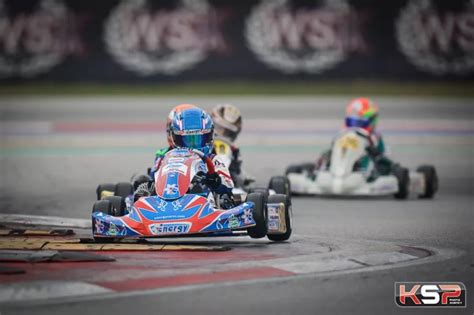 Matveev Sets The Best Mini Time At Adria Kartcom