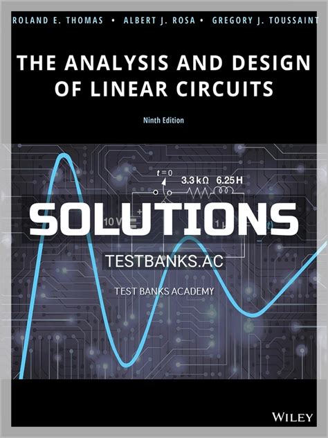 Solutions Manual For Analysis And Design Of Linear Circuits 9th Edition By Thomas