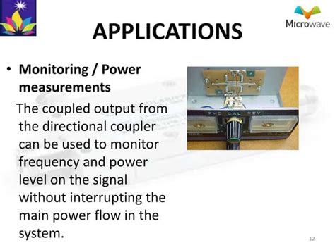 Microwave Directional Coupler Paramets And Applications Pptx Digital Audio Computer