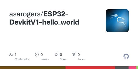Github Asarogers Esp32 Devkitv1 Hello World