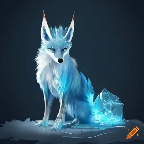 Ice Fox Wallpaper Arctic Fox Camouflage In Captivity Norway Vulpes