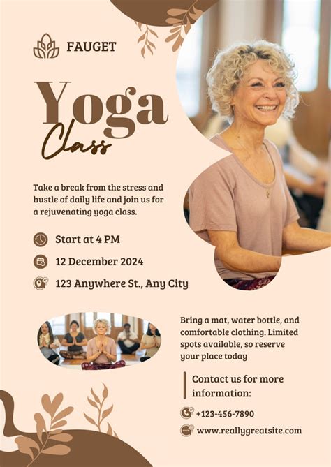 Free Customizable And Printable Yoga Flyer Templates Canva