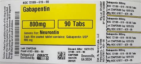 Dailymed Gabapentin Tablet